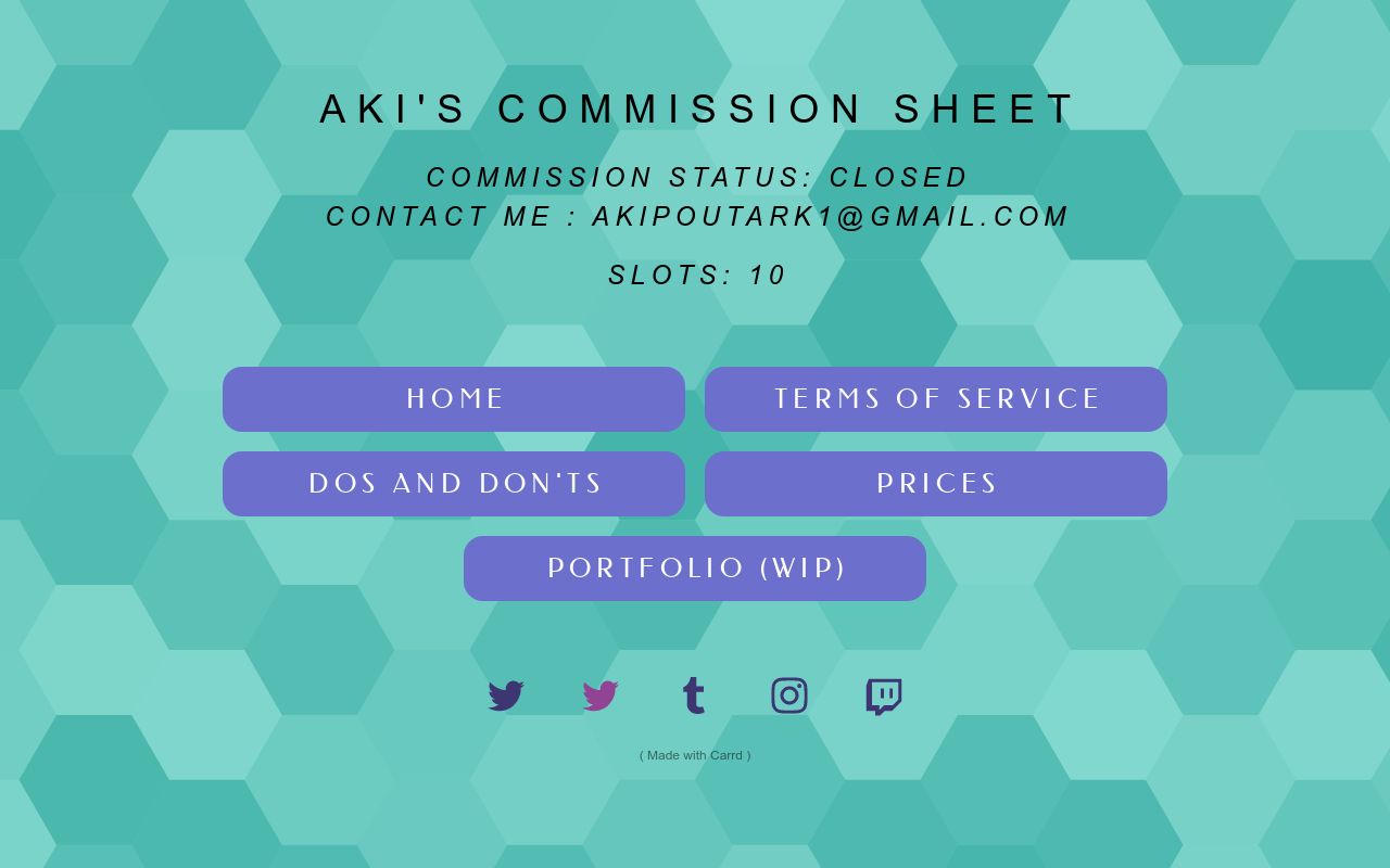 Akipoutark Commissions